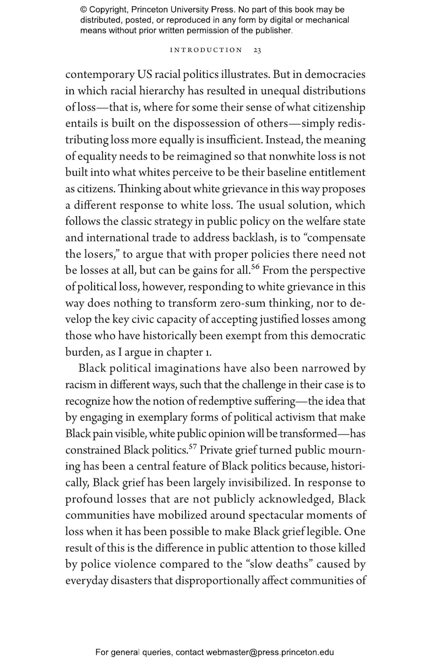 Black Grief/White Grievance | Princeton University Press