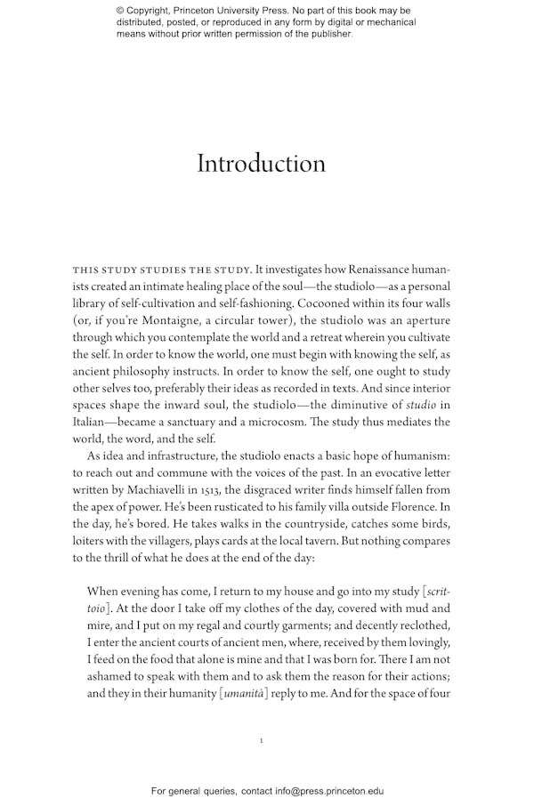 The Study | Princeton University Press