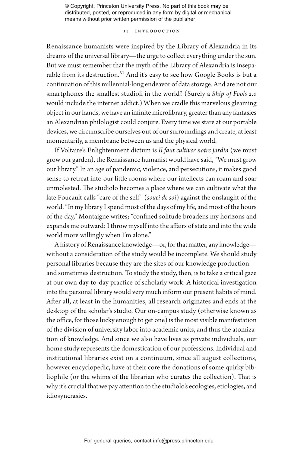 The Study | Princeton University Press
