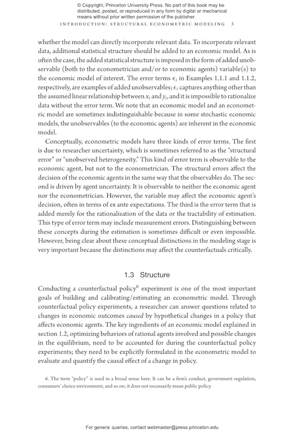 Structural Econometric Modeling In Industrial Organization And Quantitative Marketing