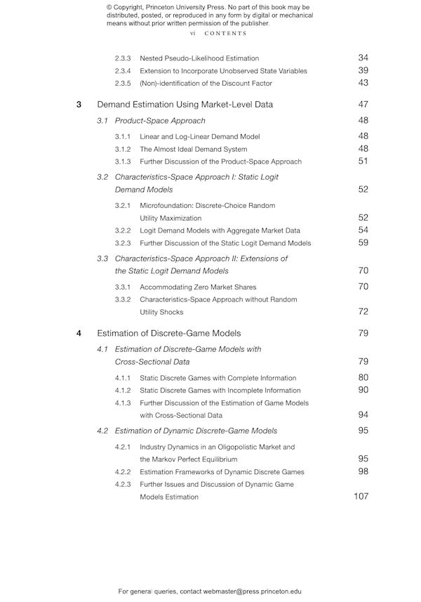 Structural Econometric Modeling In Industrial Organization And Quantitative Marketing