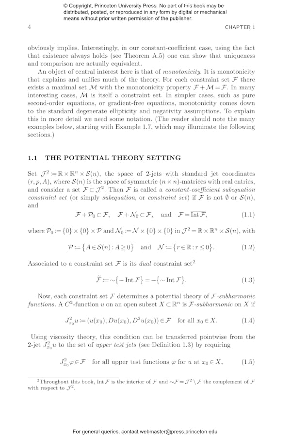 Comparison Principles for General Potential Theories and PDEs ...