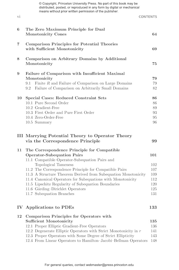 Comparison Principles For General Potential Theories And Pdes Princeton University Press