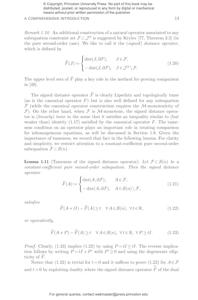 Comparison Principles for General Potential Theories and PDEs ...