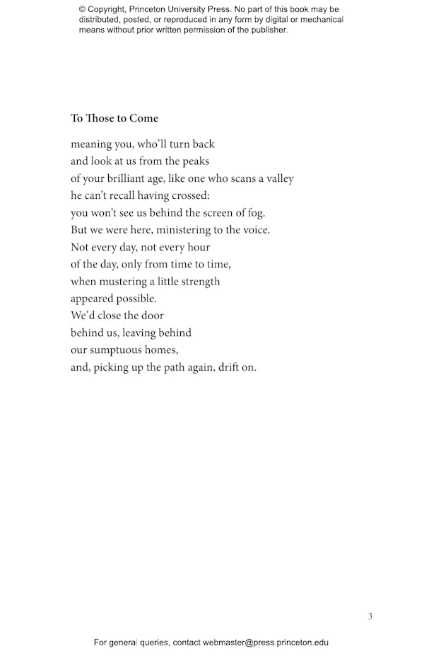 Brief Homage to Pluto and Other Poems | Princeton University Press