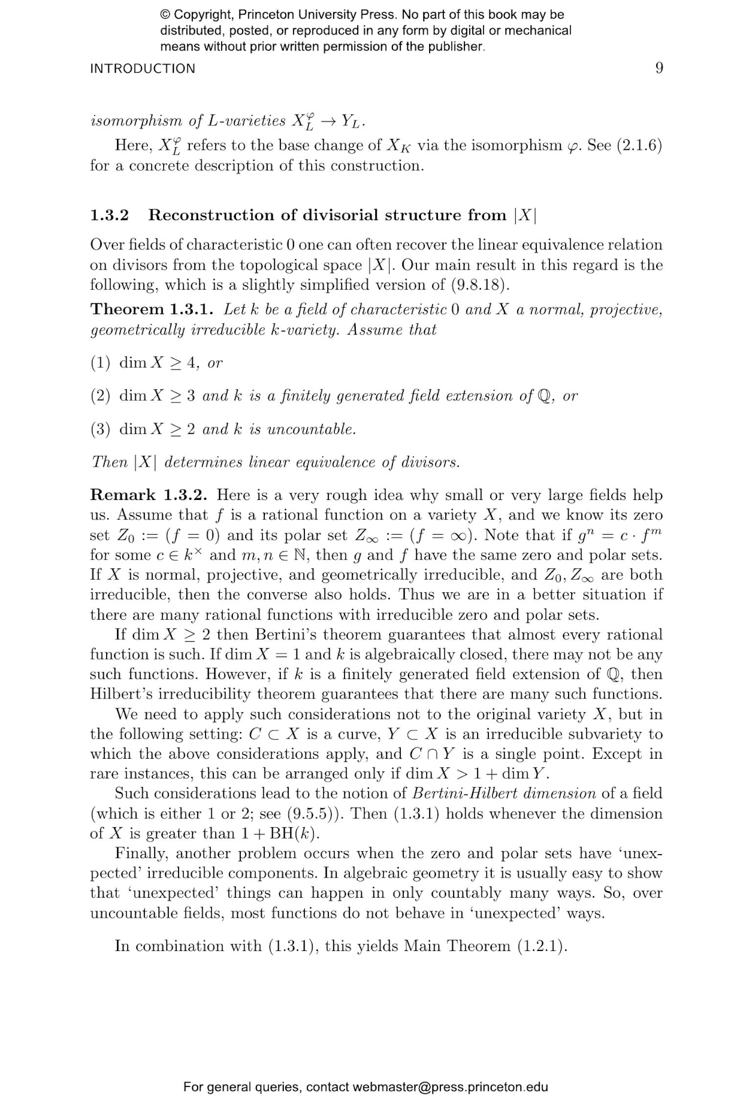 What Determines an Algebraic Variety? | Princeton University Press