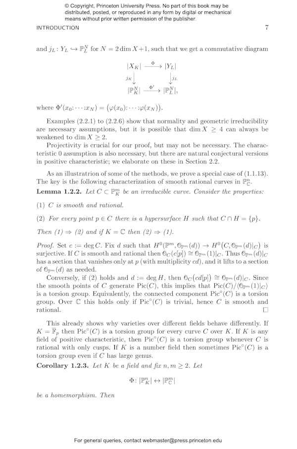 What Determines an Algebraic Variety? | Princeton University Press