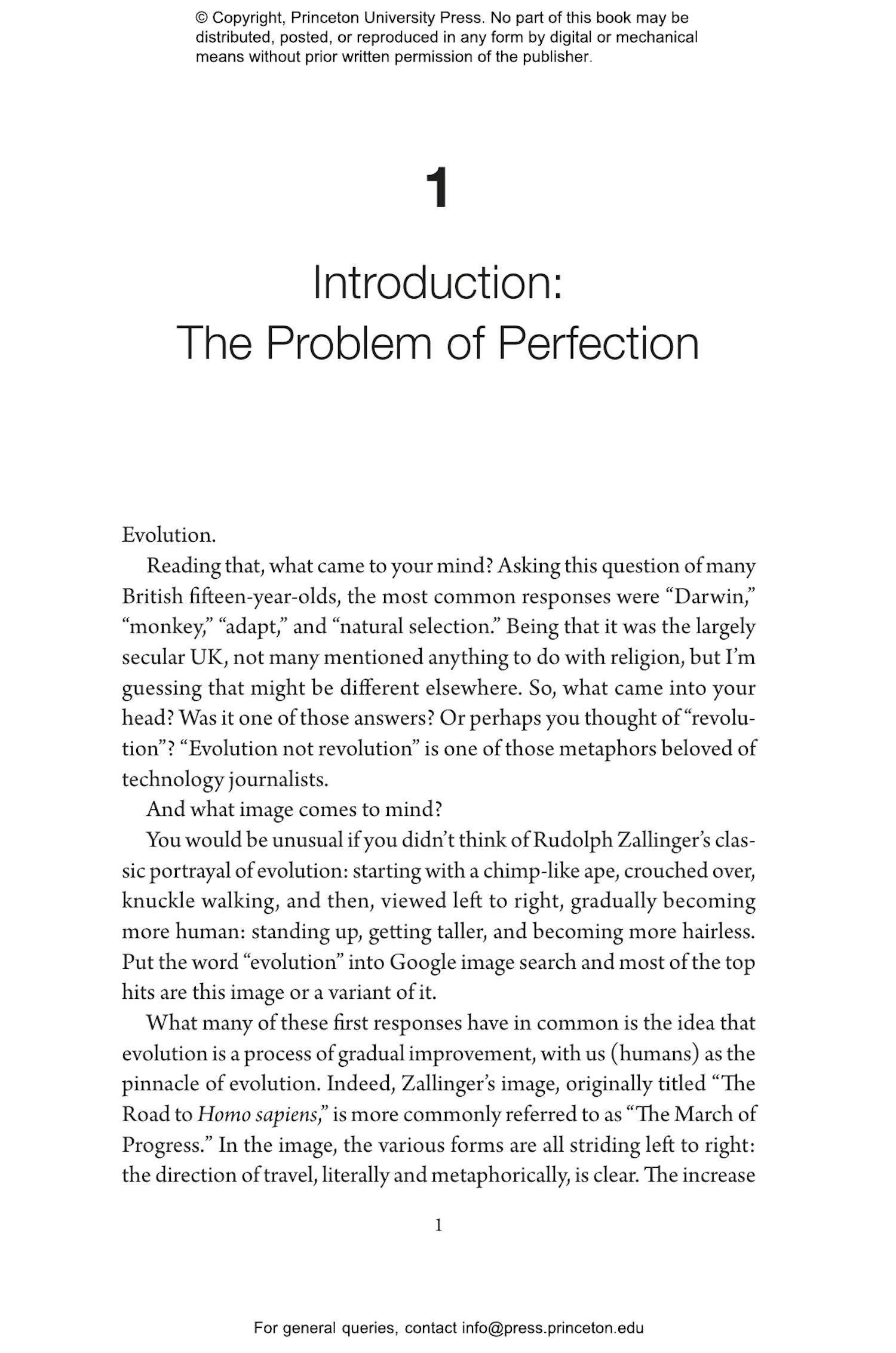 The Evolution of Imperfection | Princeton University Press