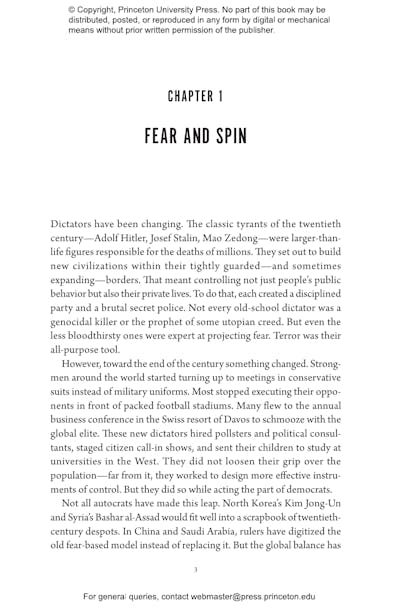 Spin Dictators | Princeton University Press