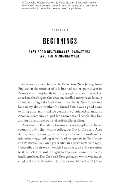 Economics in America | Princeton University Press