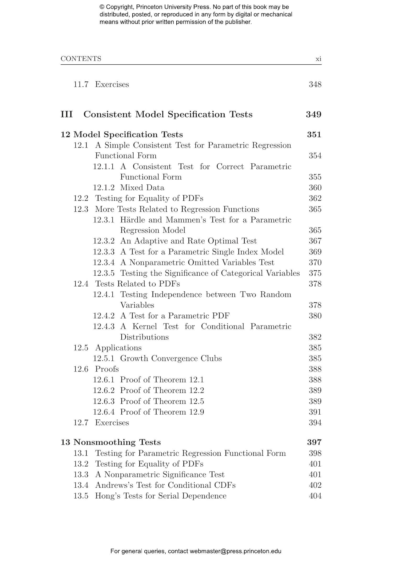 Nonparametric Econometrics Princeton University Press