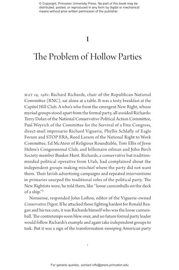 The Hollow Parties | Princeton University Press