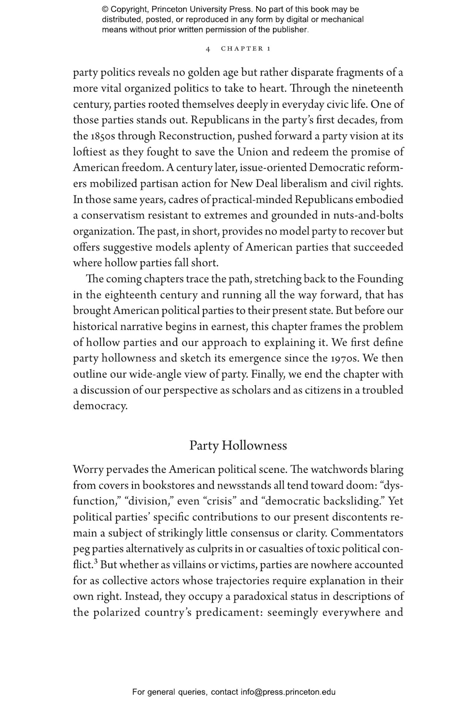 The Hollow Parties | Princeton University Press