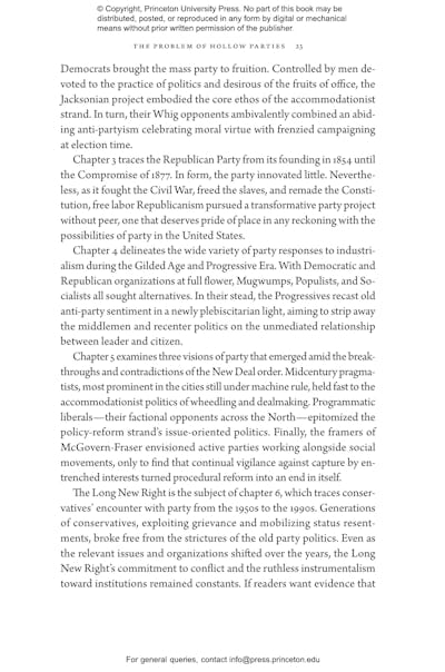 The Hollow Parties | Princeton University Press