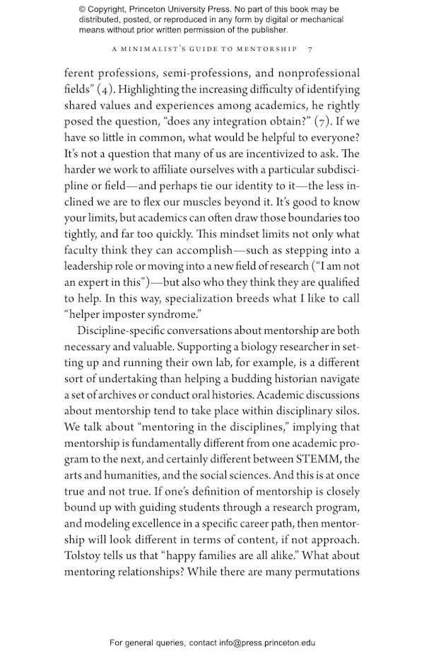 How to Mentor Anyone in Academia | Princeton University Press