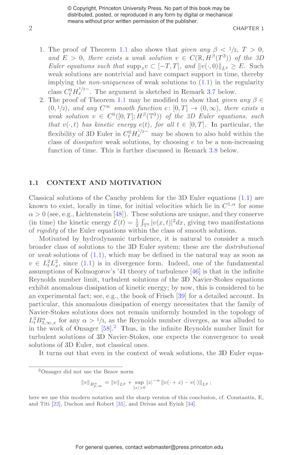 Intermittent Convex Integration For The 3d Euler Equations Princeton University Press