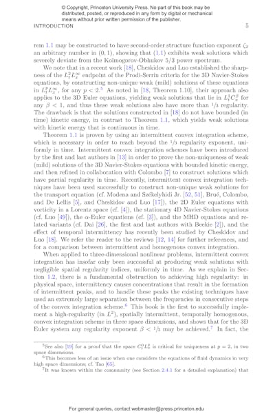 Intermittent Convex Integration for the 3D Euler Equations | Princeton ...