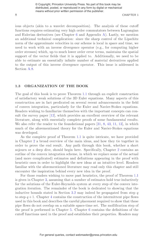 Intermittent Convex Integration for the 3D Euler Equations | Princeton ...