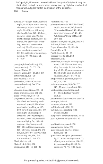 Thinking through Writing | Princeton University Press