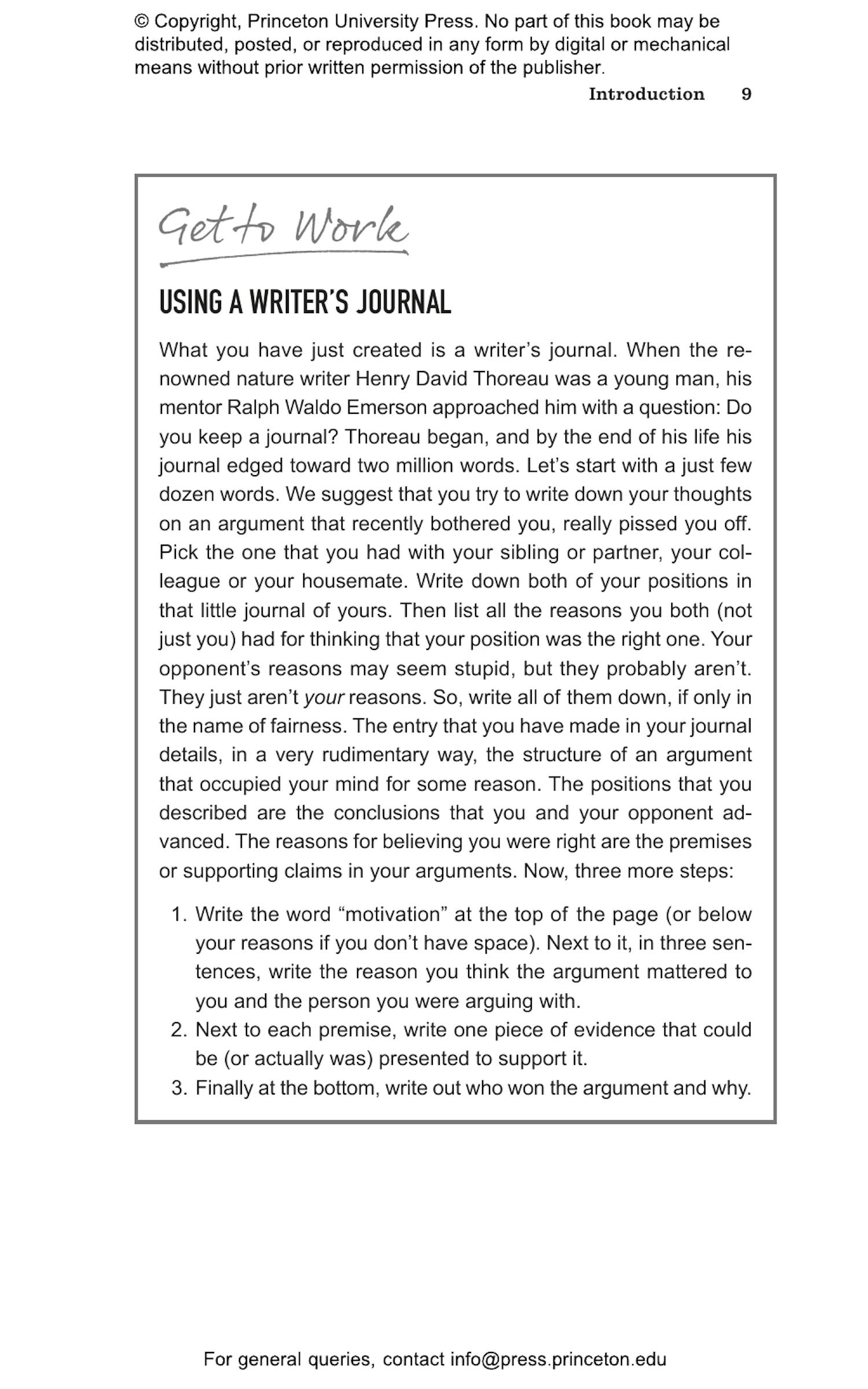 Thinking through Writing | Princeton University Press