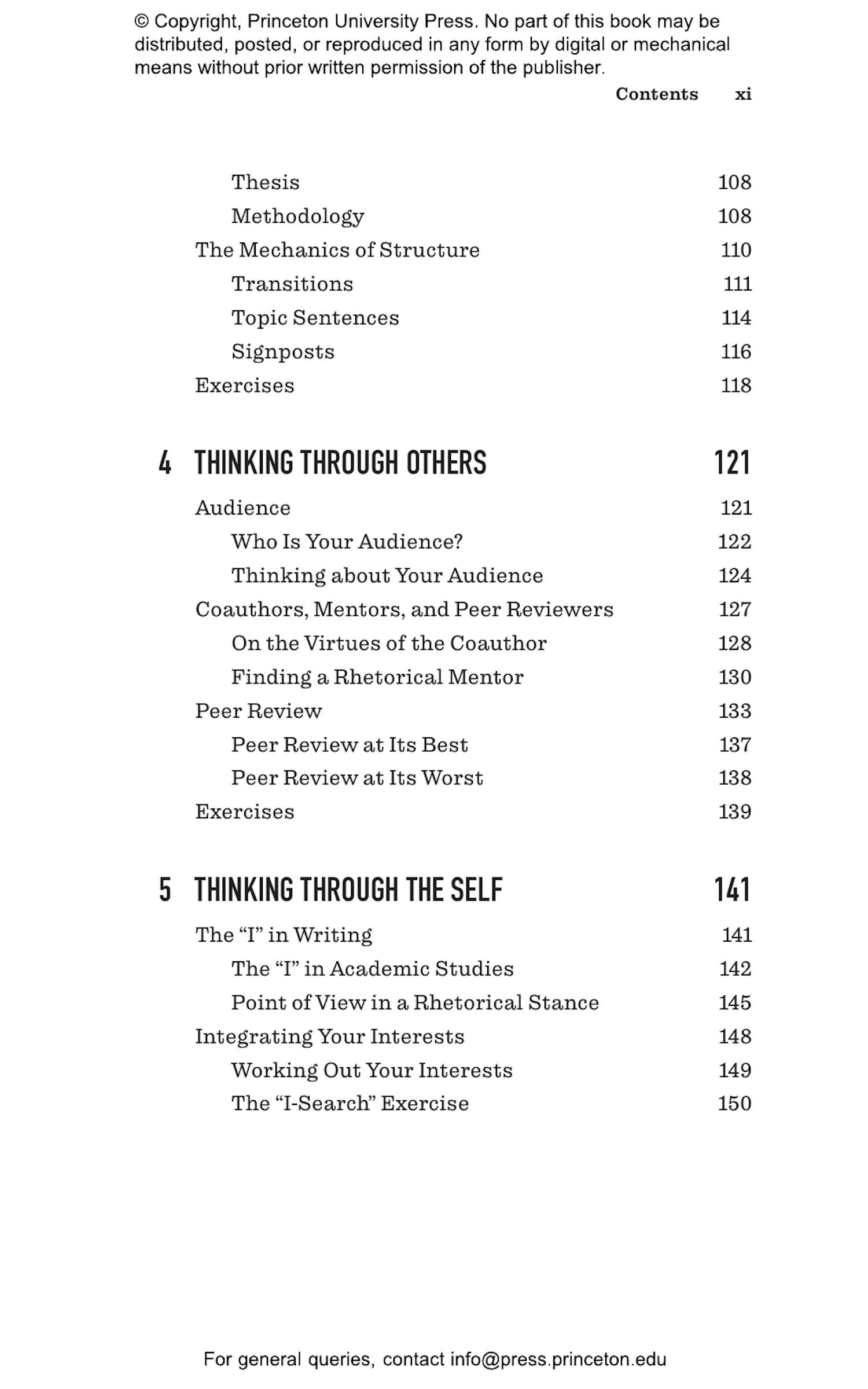 Thinking through Writing | Princeton University Press