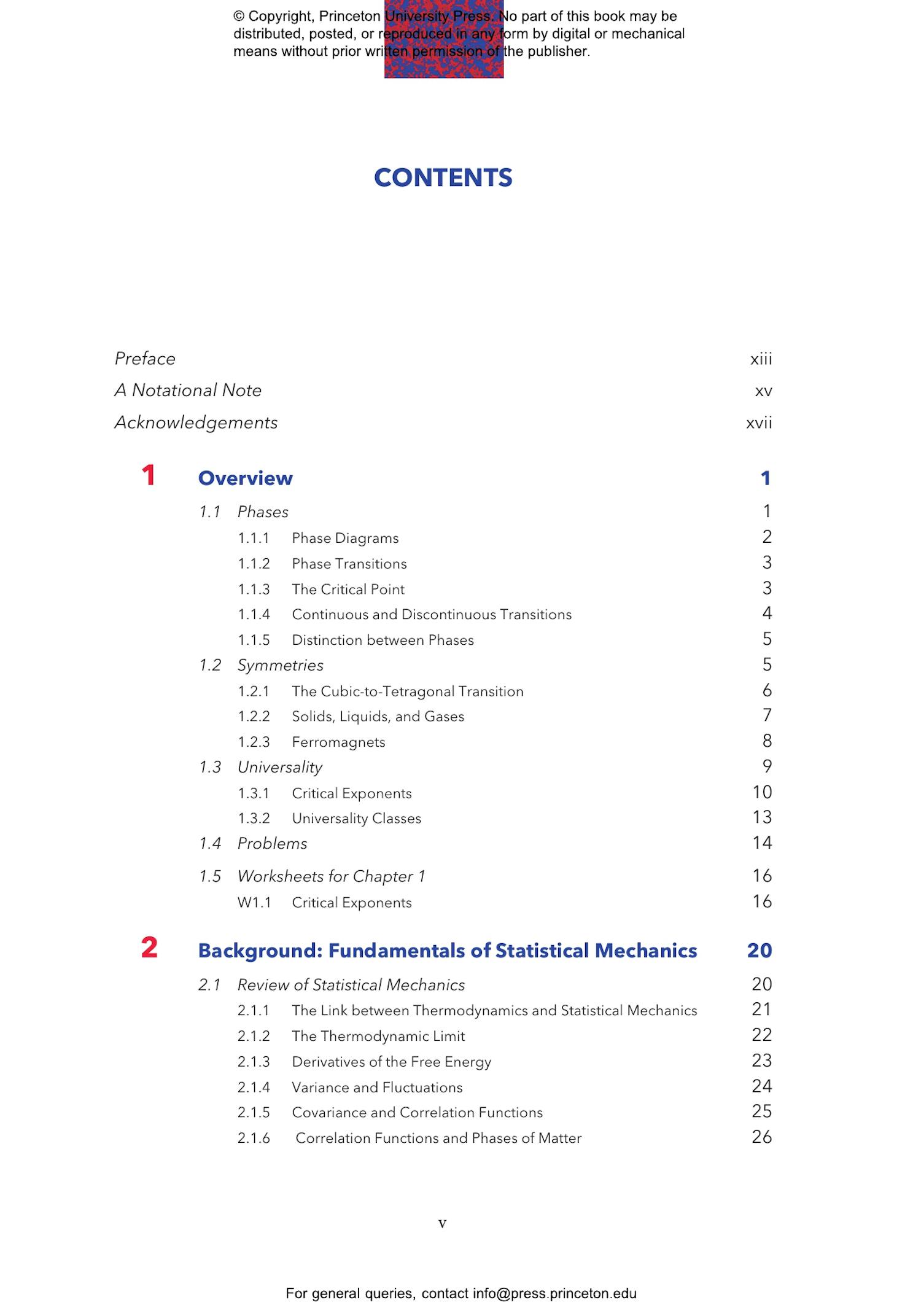 Statistical Mechanics of Phases and Phase Transitions | Princeton ...