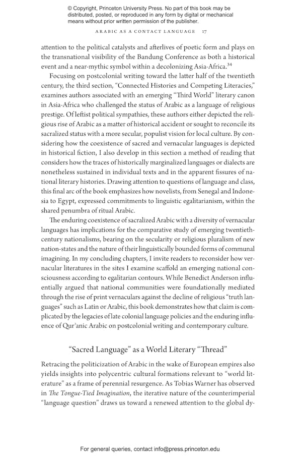Sacred Language, Vernacular Difference | Princeton University Press
