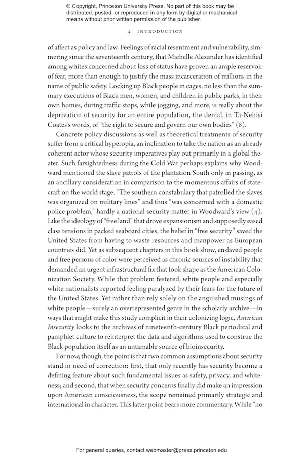 American Insecurity and the Origins of Vulnerability | Princeton ...