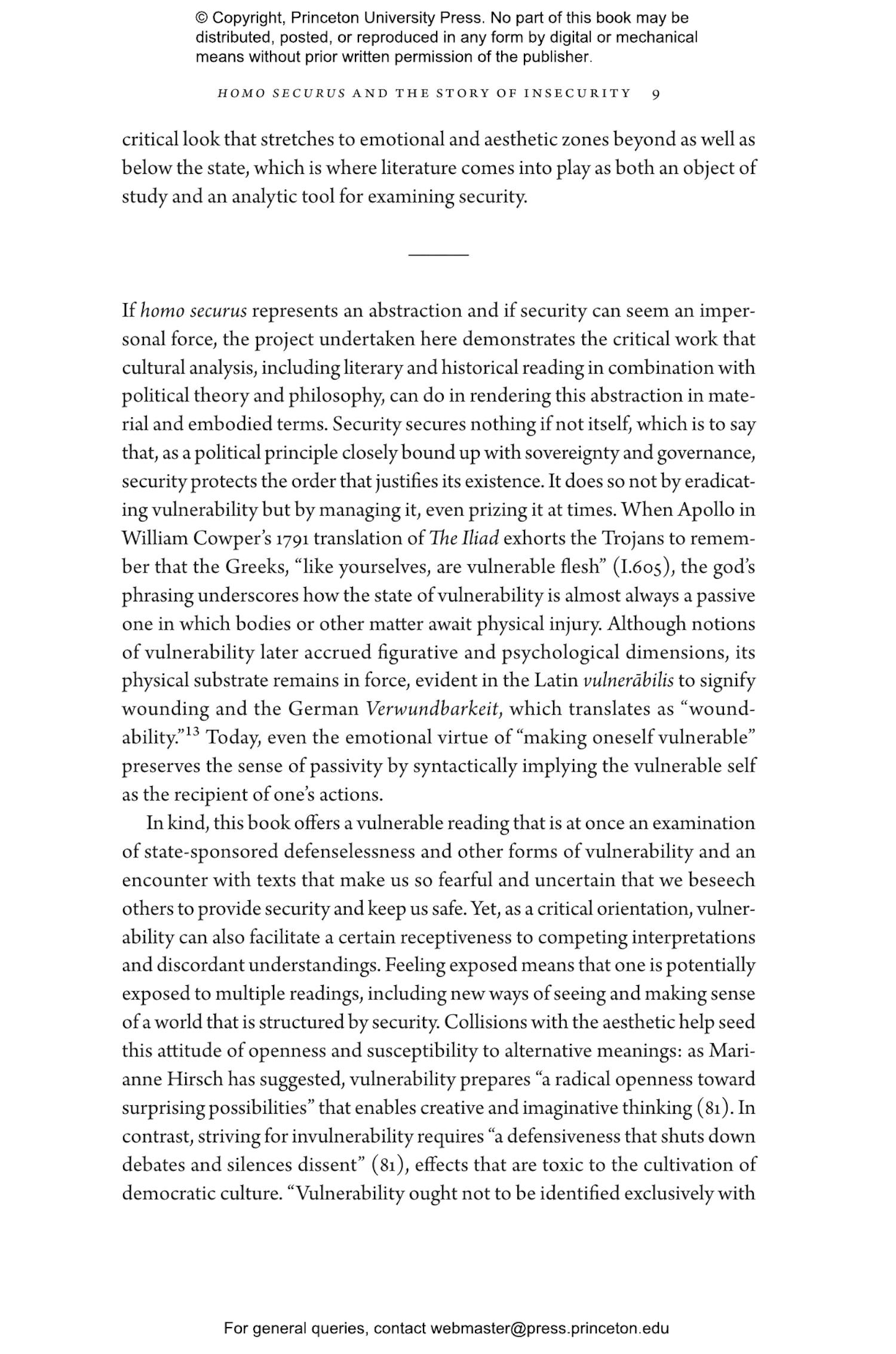 American Insecurity and the Origins of Vulnerability | Princeton ...