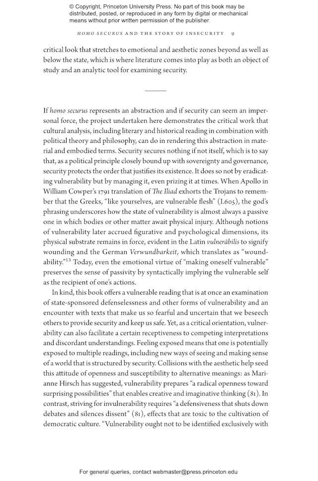 American Insecurity and the Origins of Vulnerability | Princeton ...