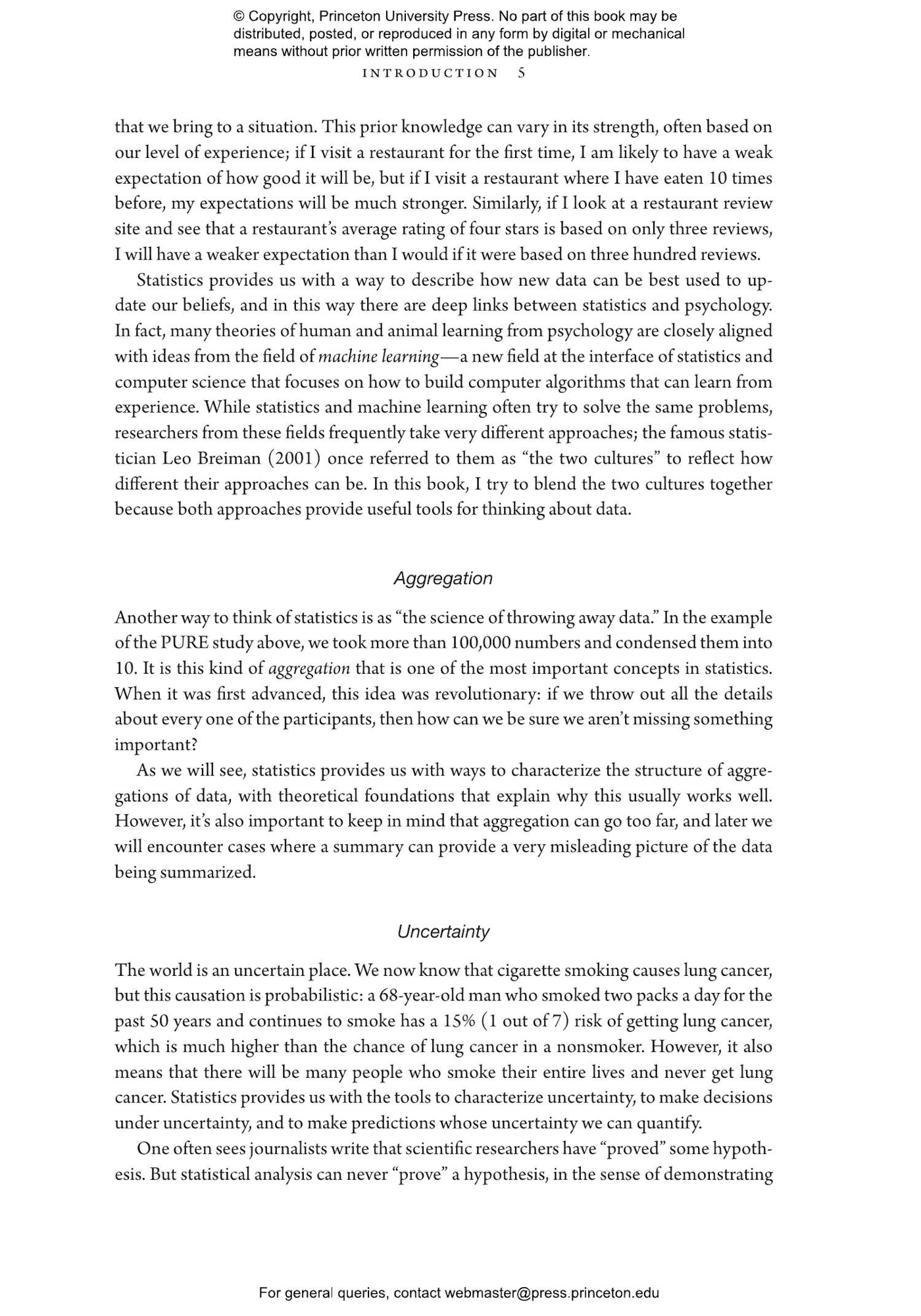 Statistical Thinking | Princeton University Press