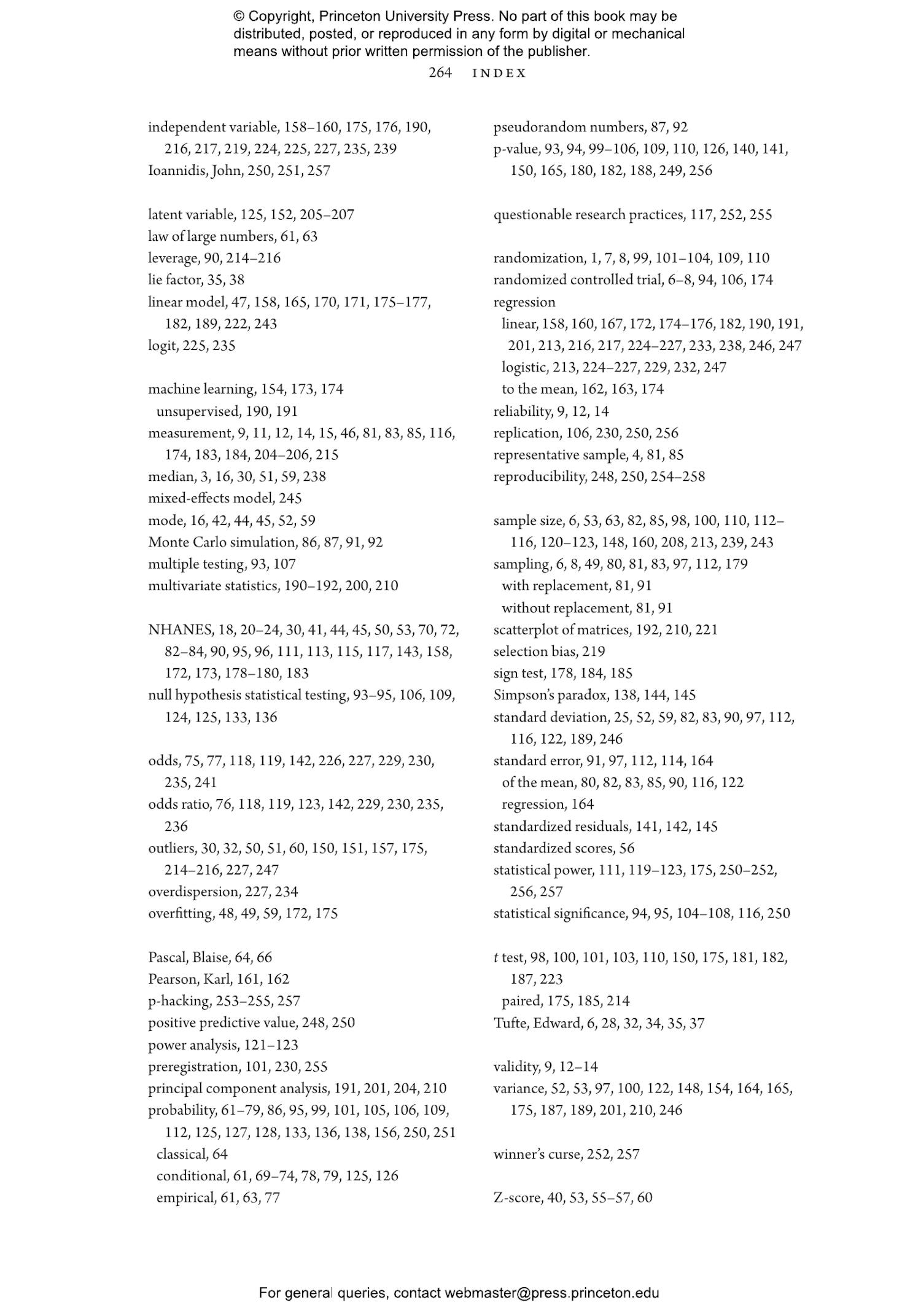 Statistical Thinking | Princeton University Press