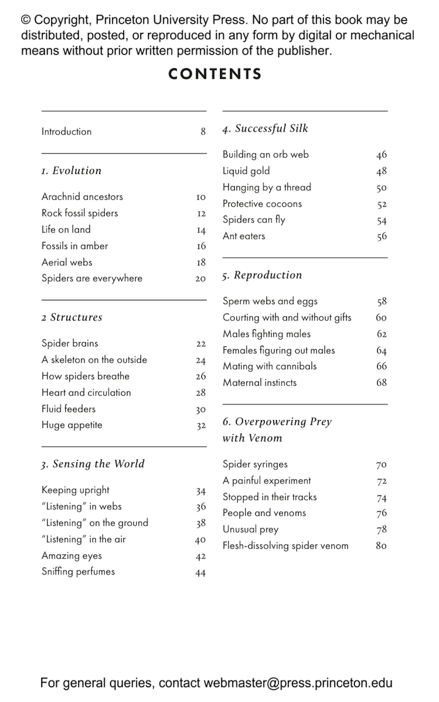 The Little Book of Spiders | Princeton University Press