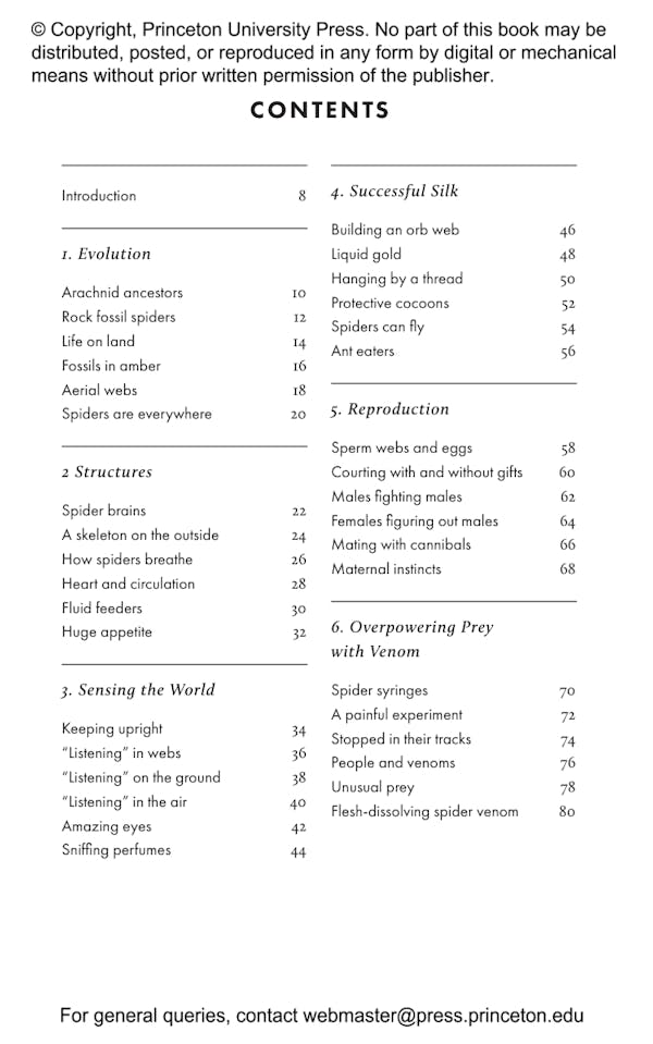 The Little Book of Spiders | Princeton University Press