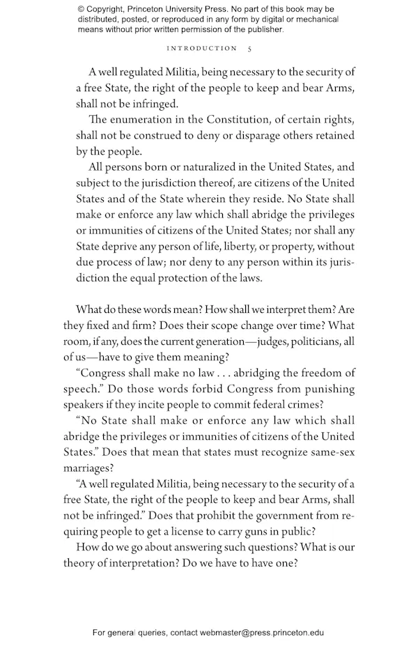 How to Interpret the Constitution | Princeton University Press