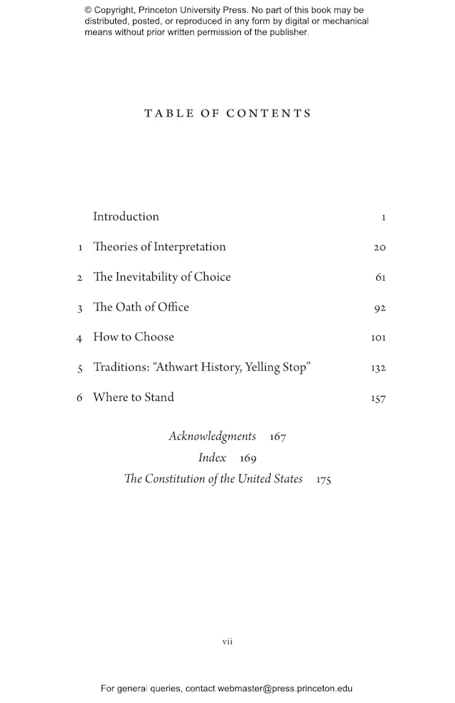 How to Interpret the Constitution | Princeton University Press