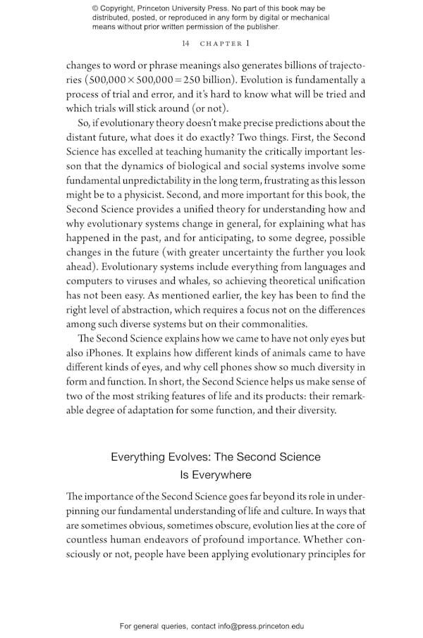 Everything Evolves | Princeton University Press