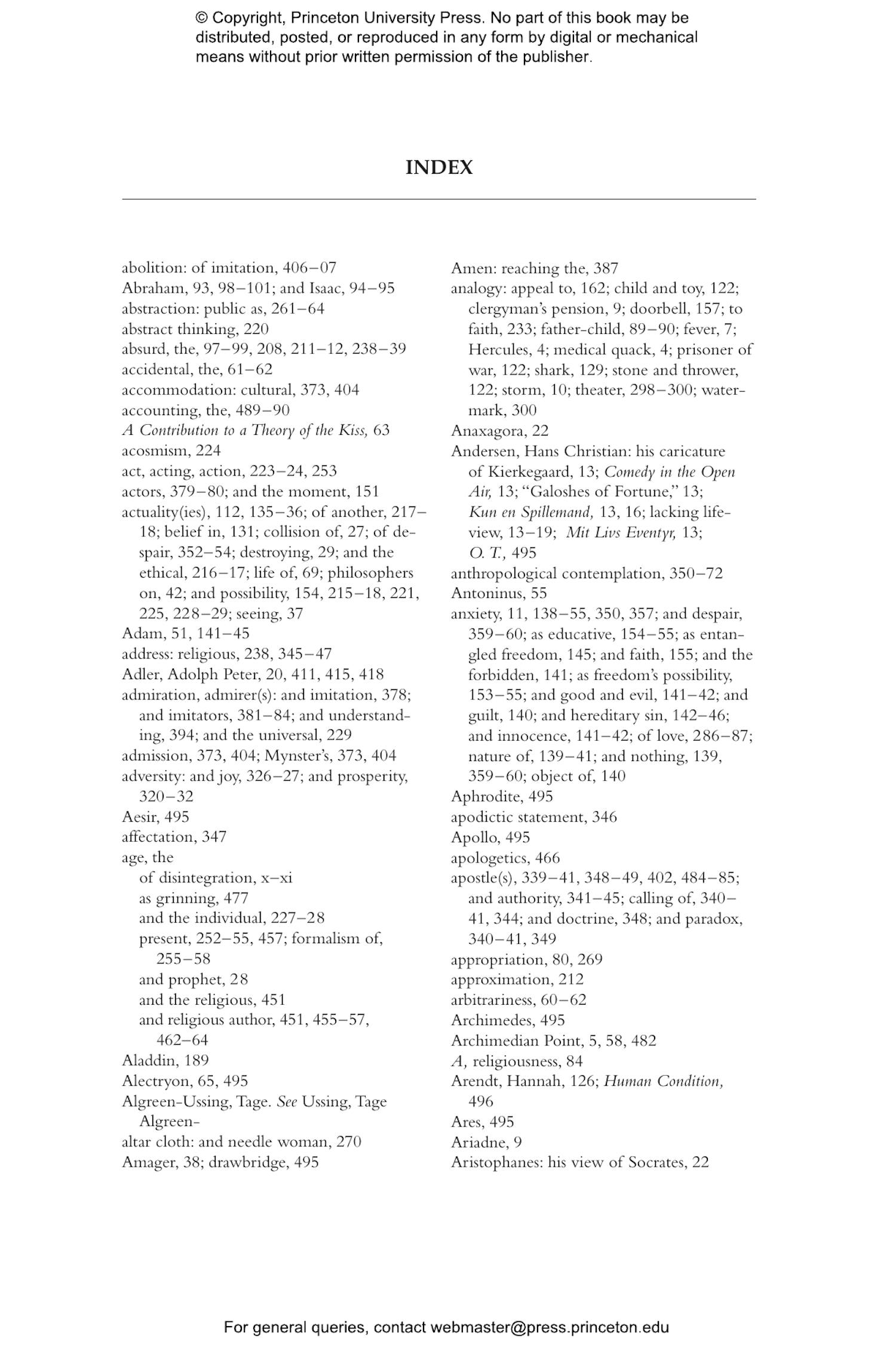 The Essential Kierkegaard | Princeton University Press