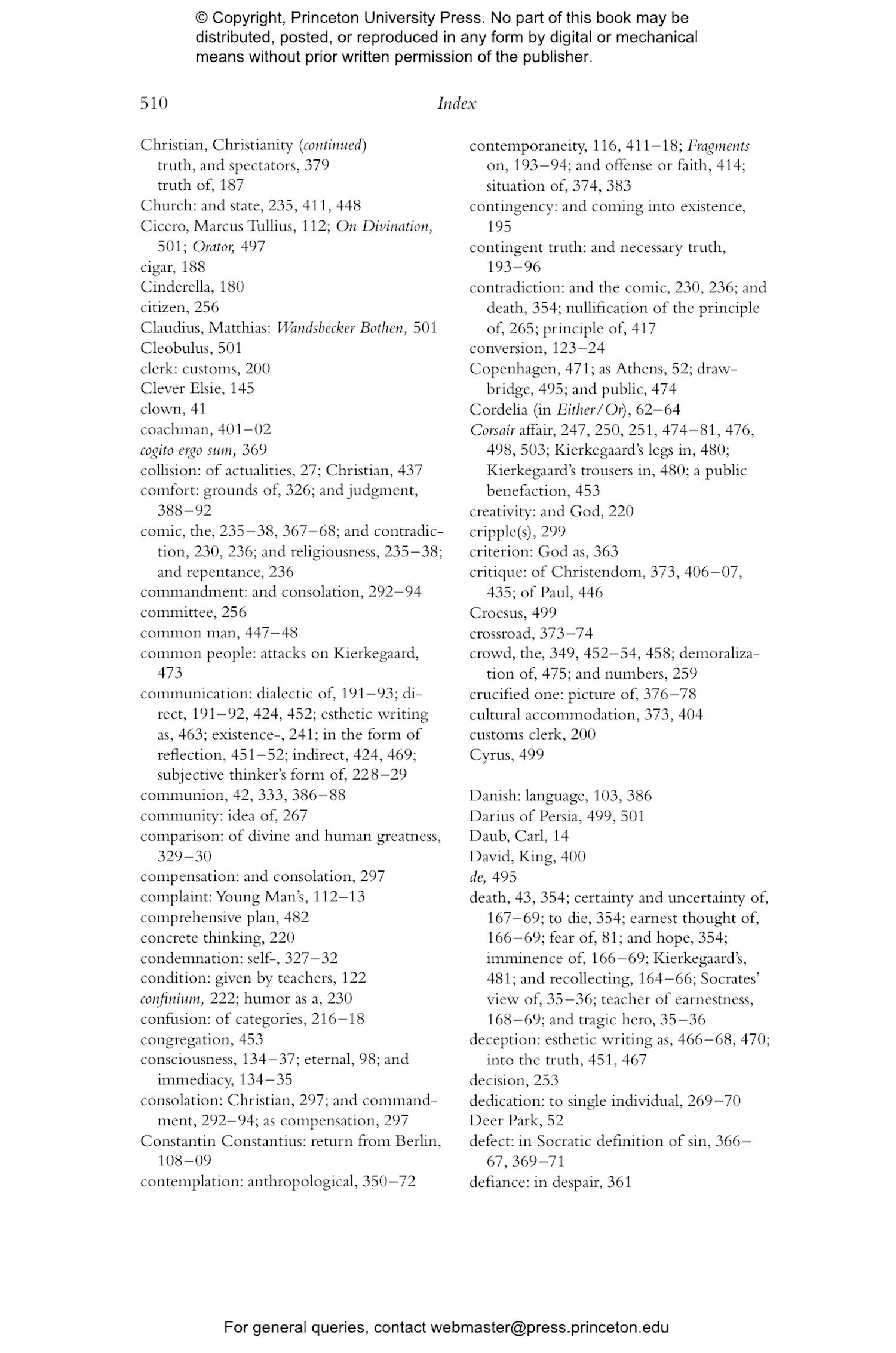 The Essential Kierkegaard | Princeton University Press