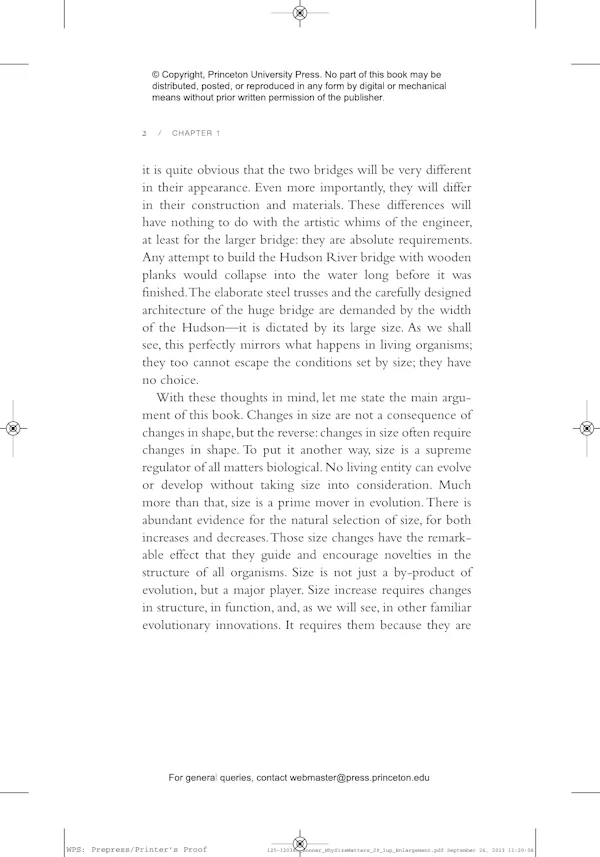 Why Size Matters | Princeton University Press