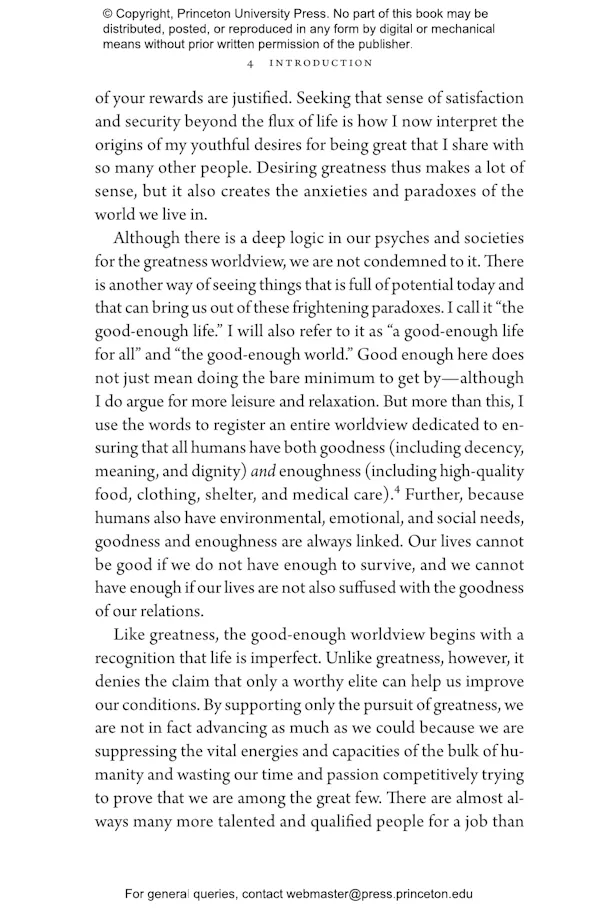 The Good-Enough Life | Princeton University Press