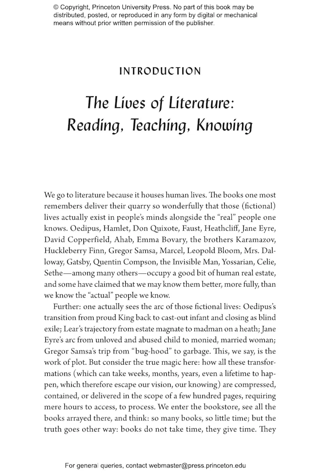 The Lives of Literature | Princeton University Press