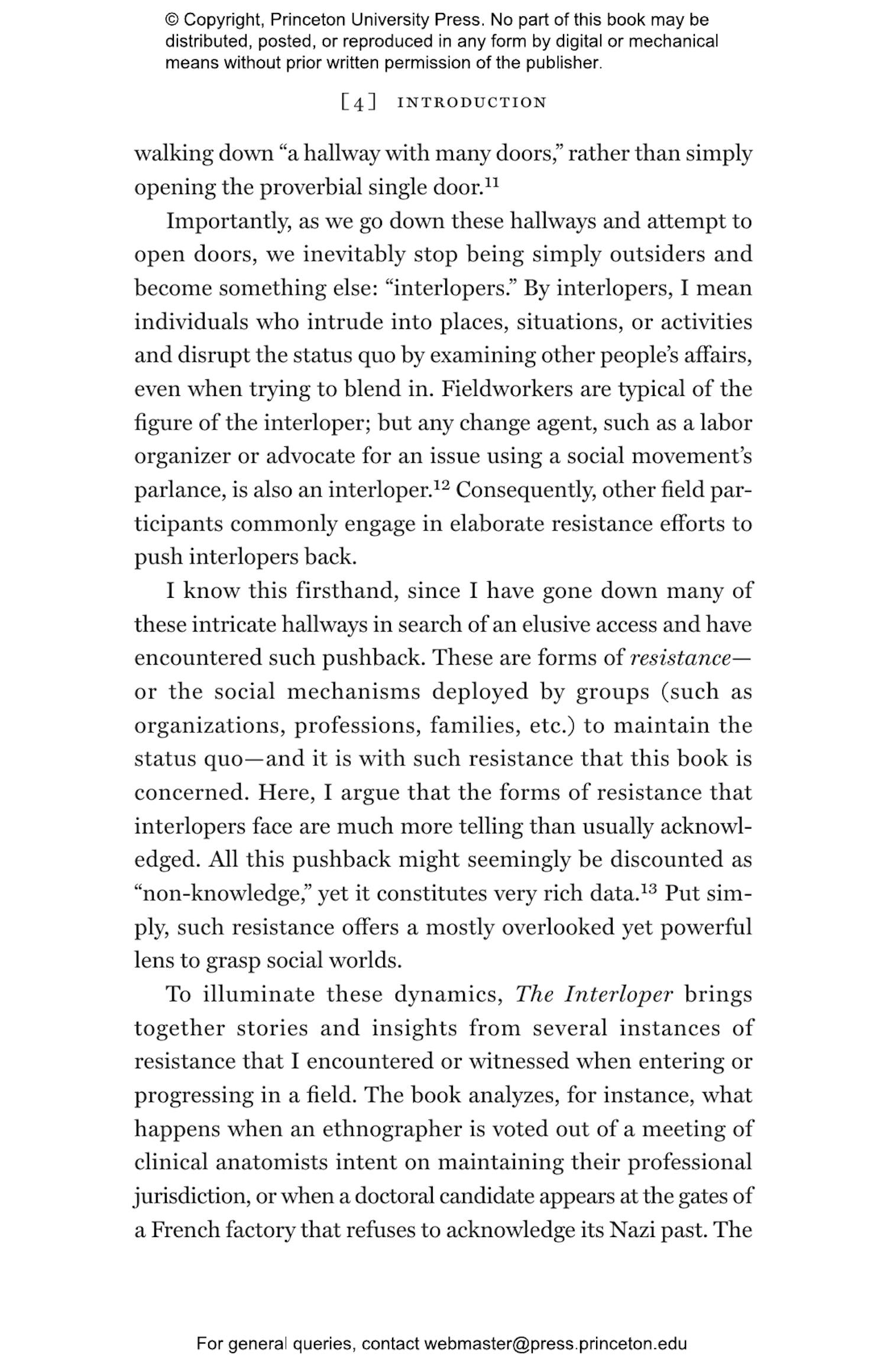 The Interloper | Princeton University Press