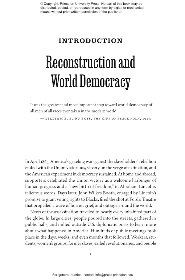 The Age of Reconstruction | Princeton University Press