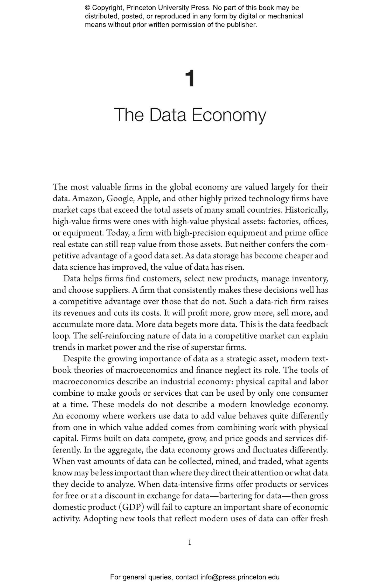 The Data Economy | Princeton University Press