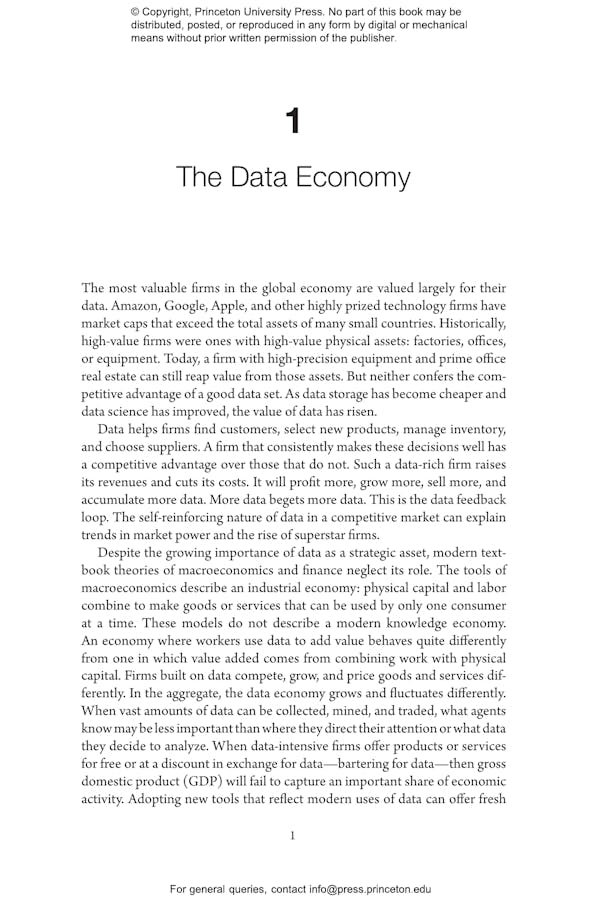 The Data Economy | Princeton University Press