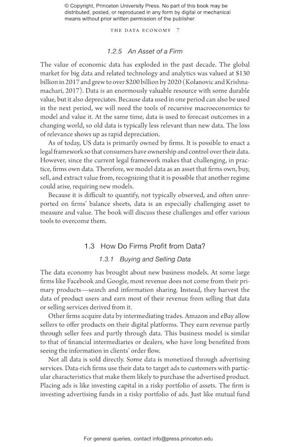 The Data Economy | Princeton University Press