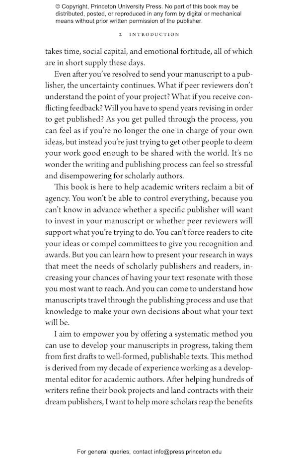 Make Your Manuscript Work | Princeton University Press