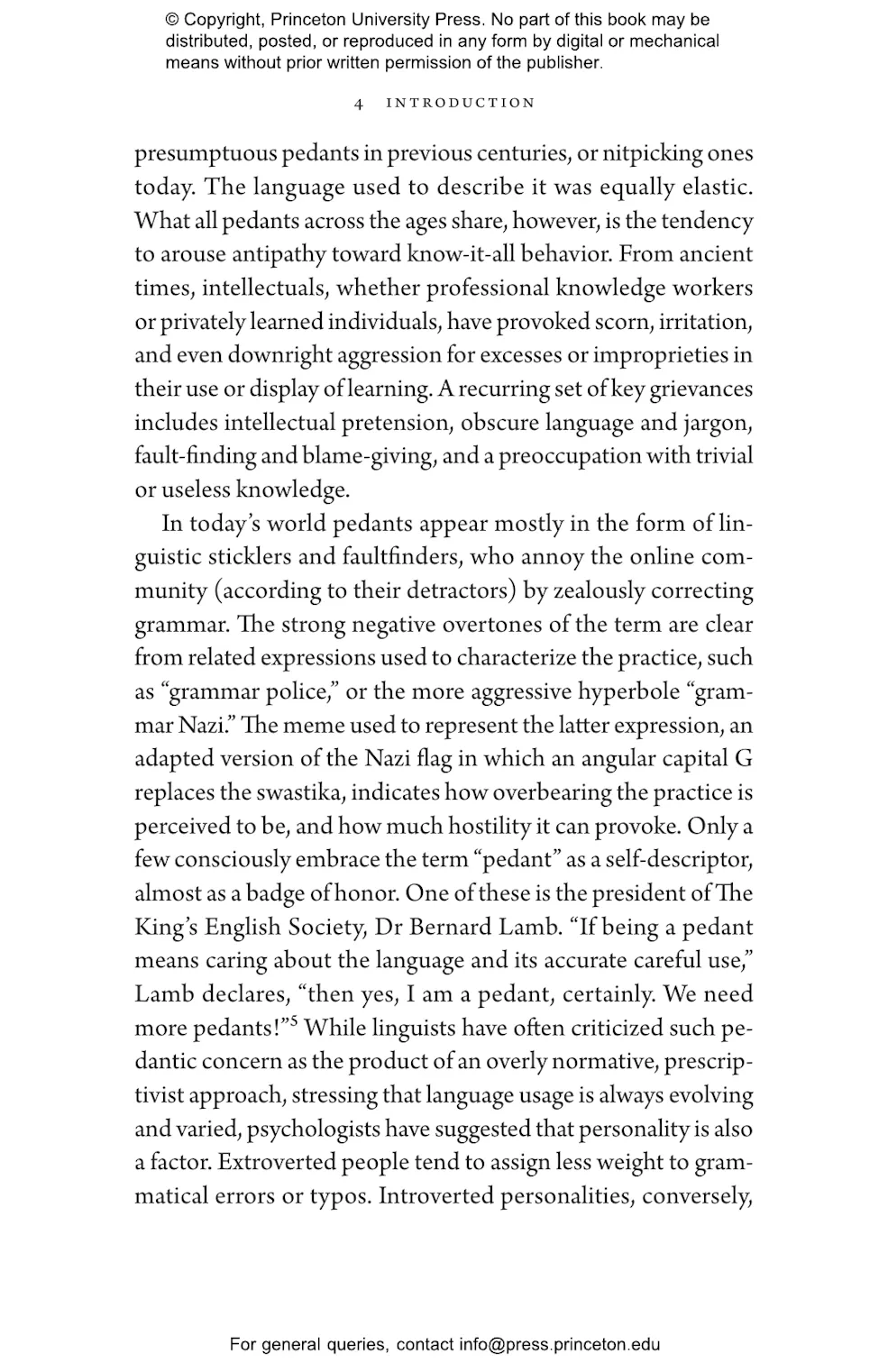 On Pedantry | Princeton University Press