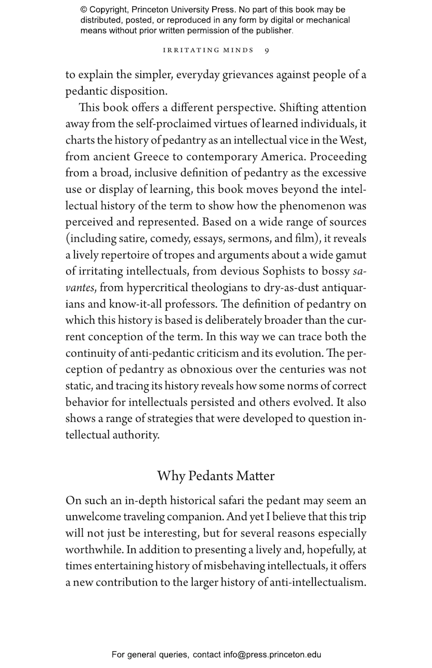 On Pedantry | Princeton University Press
